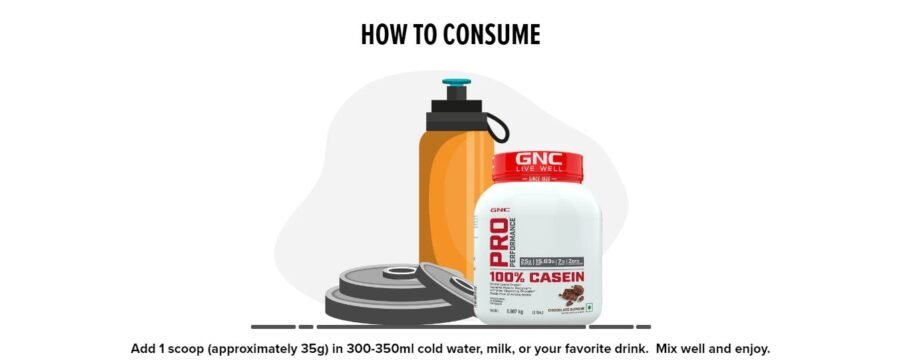 GNC PRO PERFORMANCE 100% CASEIN PROTEIN – The Nutri Station