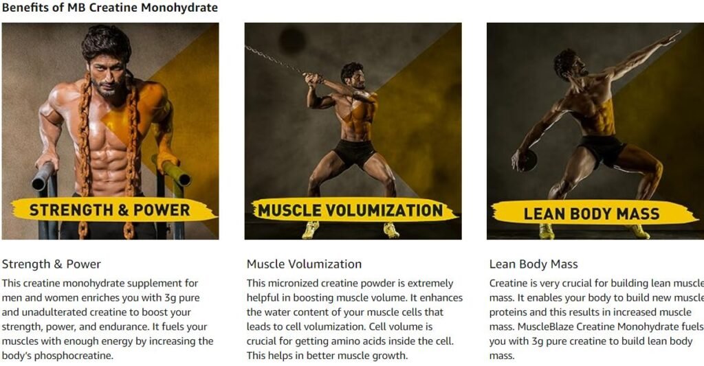 MUSCLEBLAZE CREATINE MONOHYDRATE – The Nutri Station