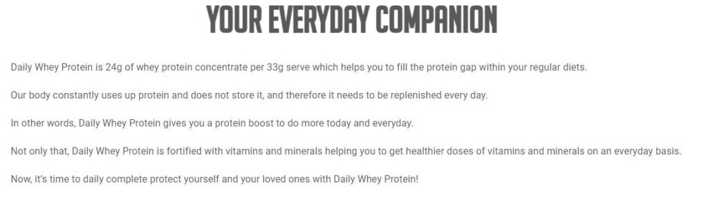 NROUTE DAILY WHEY PROTEIN POWDER – The Nutri Station